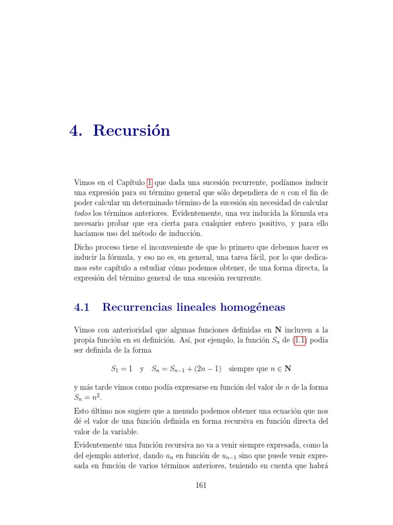 Recurrencias | PDF | Recursividad | Función (Matemáticas)