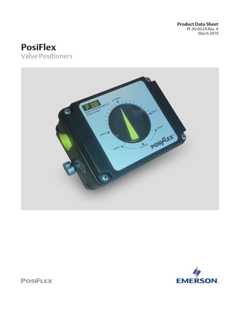 El o Matic Posiflex Positioners en Us 6415414 | PDF | Switch | Actuator