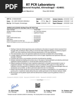 RT PCR Test Report | PDF | Epidemiology | Health Care