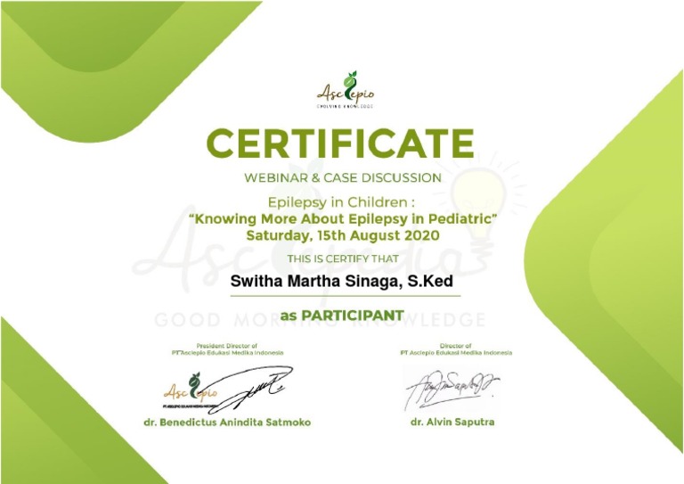 Switha Martha Sinaga, S.ked - Asclepedia 15 Agustus 2020 | PDF