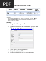 16.4.6 Packet Tracer - Configure Secure Passwords and SSH | PDF | Command Line Interface ...