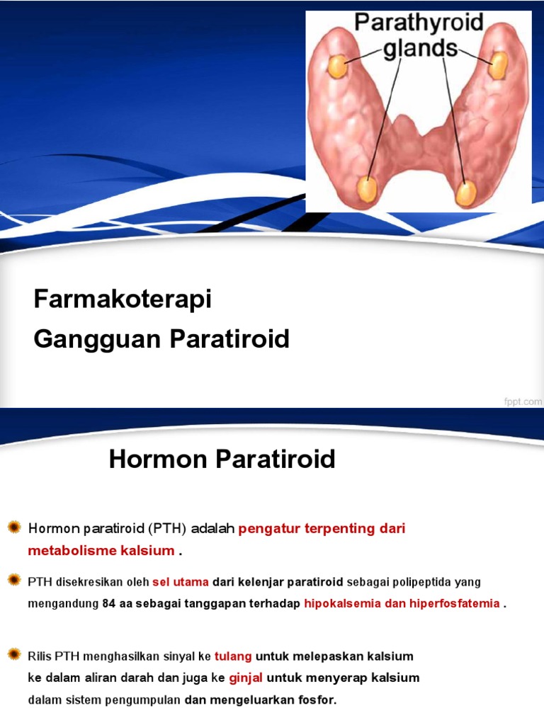 Farmakoterapi Gangguan Paratiroid | PDF