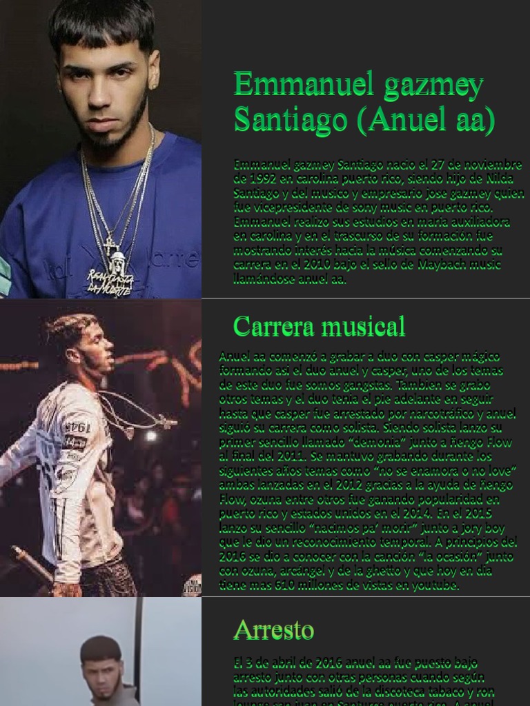 Anuel Aa | PDF | Musica en español | Músicos