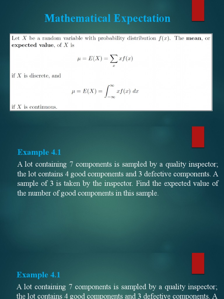 Probability & Expectation Problems | PDF | Probability Density Function ...