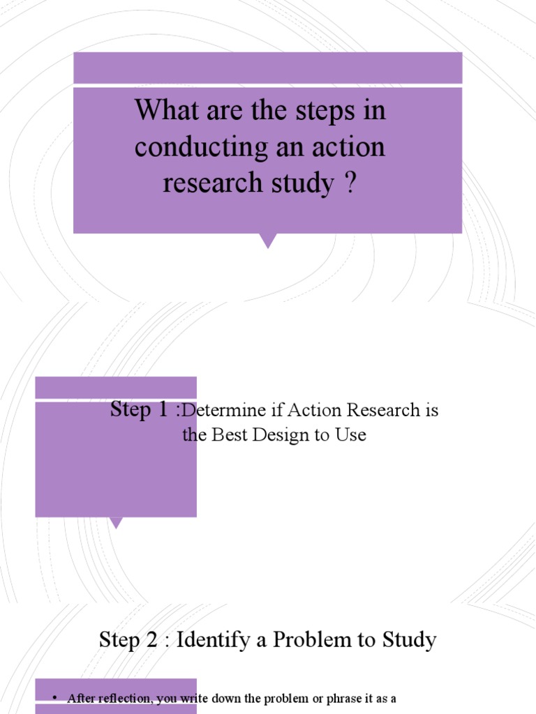 Eight Steps to Conducting Effective Action Research: Identifying ...