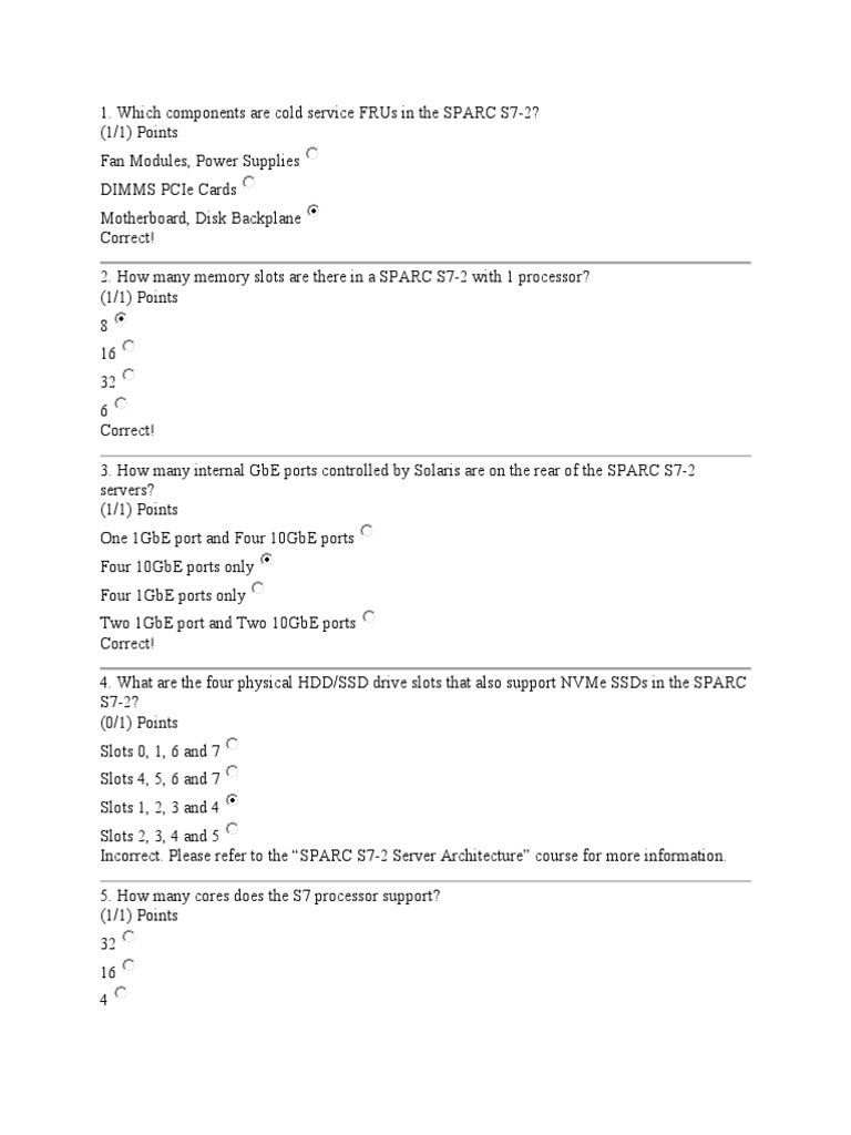 SPARC S7 Architecture Assessment | PDF | Solid State Drive | Hard Disk ...