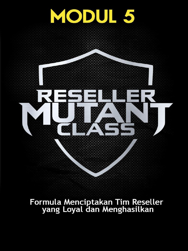 MODUL 5 Reseller Mutant Class | PDF