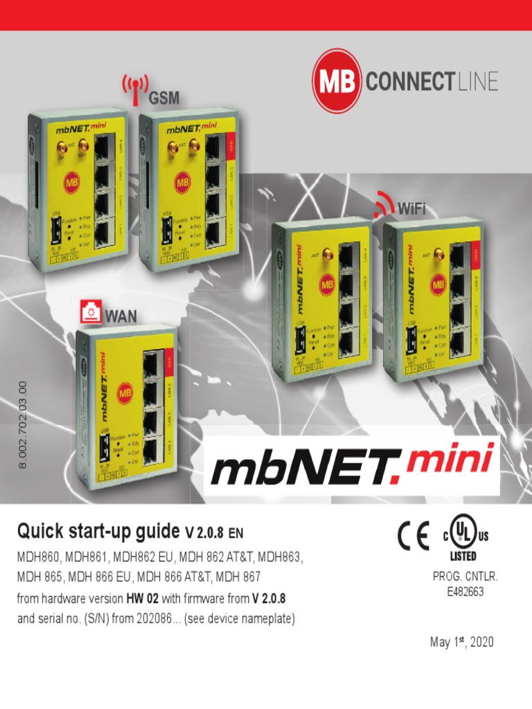 Quickstart mbNETmini V2 0 8 en | Virtual Private Network | Computer Network