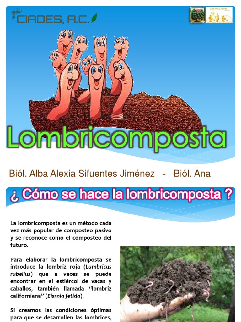 Lombricomposta | PDF | Fertilizante | Suelo