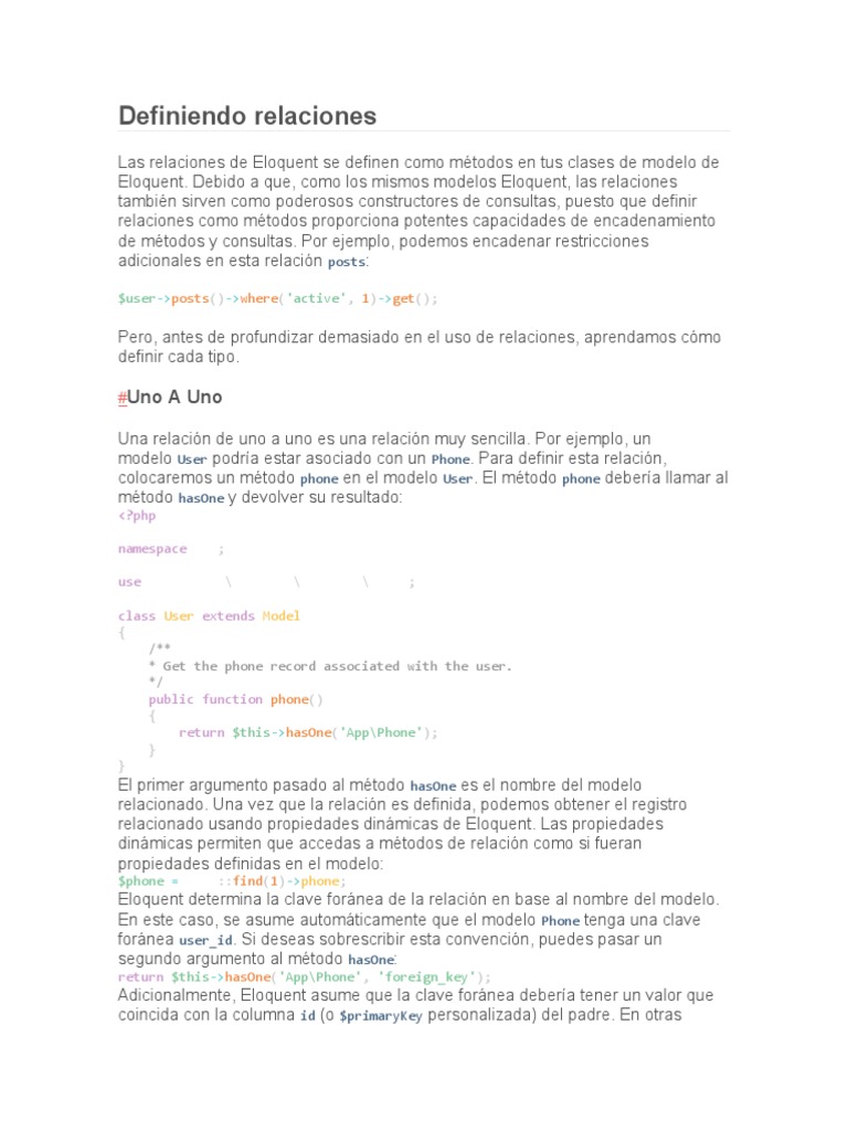 Definiendo Relaciones | PDF | Aplicación movil | Programación de ...