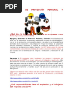 Charla USO OBLIGATORIO DE EPP. | PDF