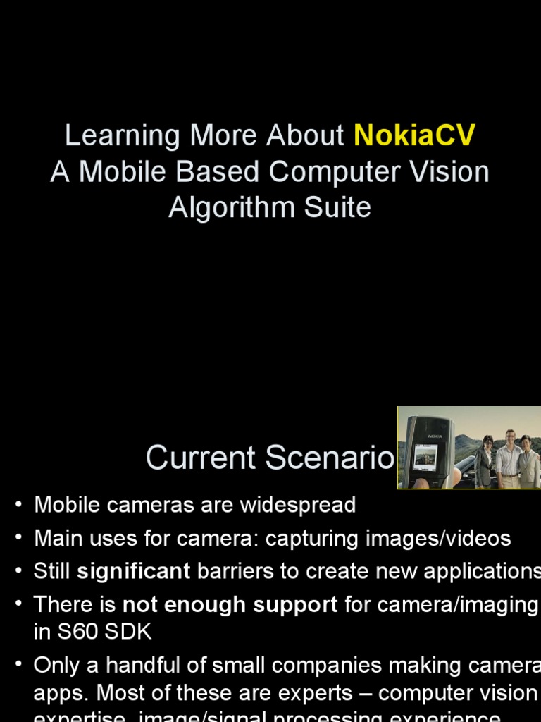 Learning More About A Mobile Based Computer Vision Algorithm Suite | PDF | Eigenvalues And ...