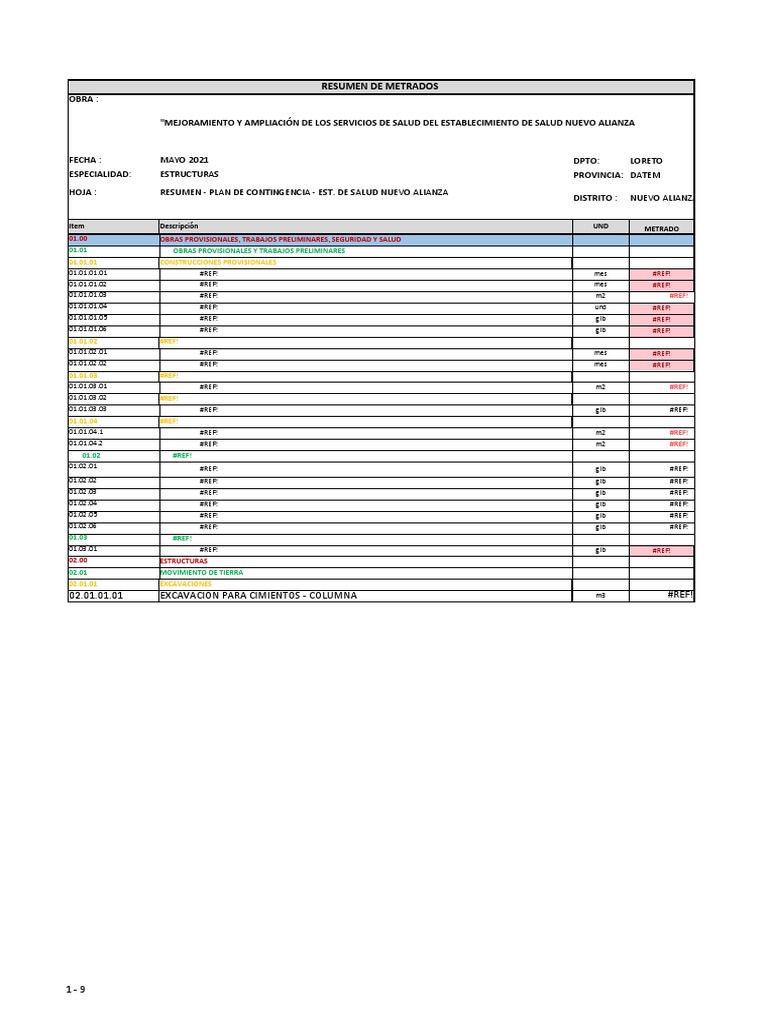 Metrados - Tanque Elevado y Cisterna | PDF | Diseño | Derecho inmobiliario