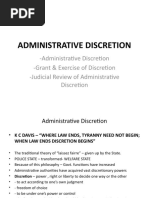 Administrative Discretion - Definition, Scope and Constitutional Aspect ...