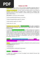 Artigo 309 do CTB: Perigo de Dano | PDF