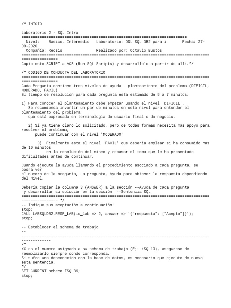 Taller 2 SQL | PDF | SQL | Modelo de datos