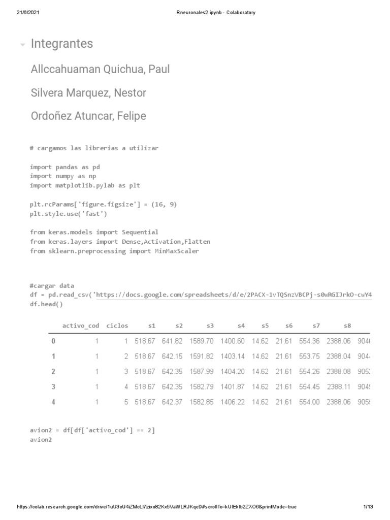 Rneuronales2.ipynb - Colaboratory | PDF | Teaching Mathematics | Computing And Information ...
