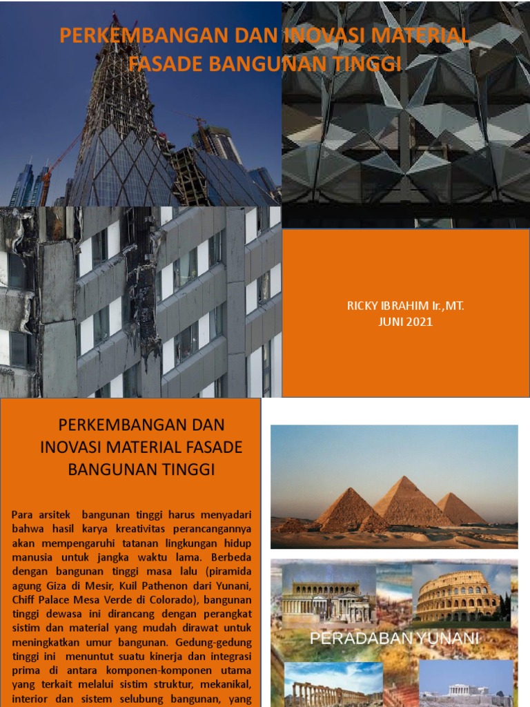 Inovasi Material Fasade Bangunan | PDF | Seni | Sains & Matematika