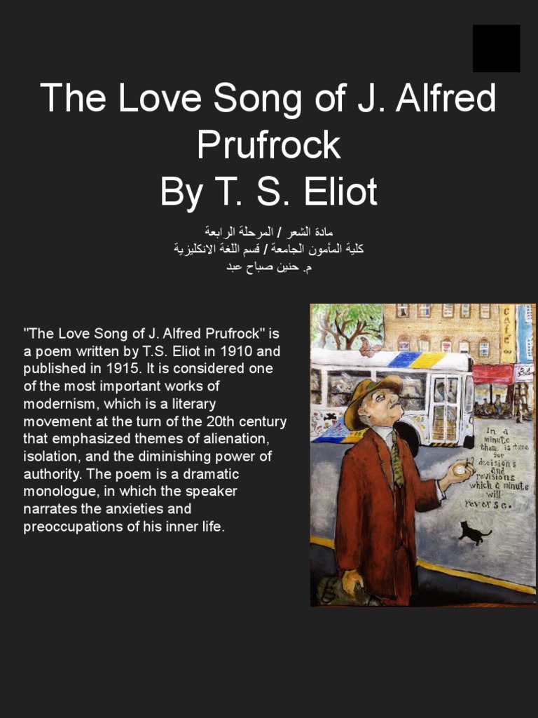 The Love Song of J. Alfred Prufrock by T. S. Eliot | PDF ...