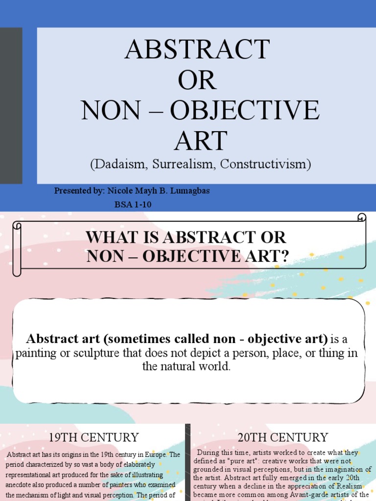 Non Objective Art Examples