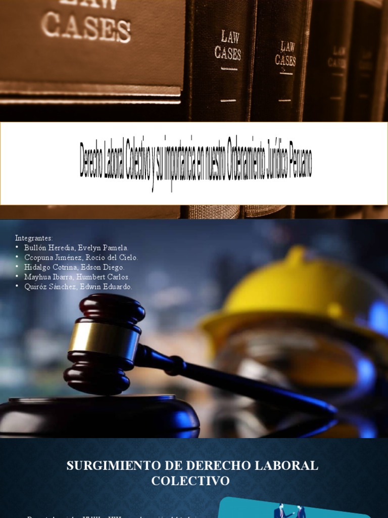 Derecho Laboral PPT T1 3 | PDF | Derecho laboral | Sindicato