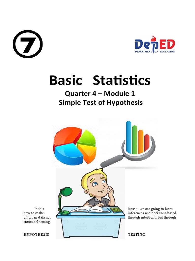 Q4Basic Statistics Week 1 - 2 | Download Free PDF | Type I And Type Ii ...