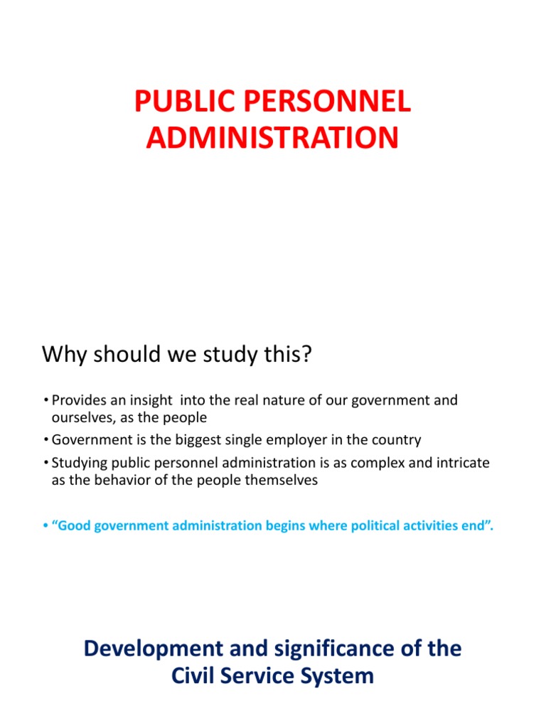Public Personnel Administration | PDF | Civil Service | Employee Retention
