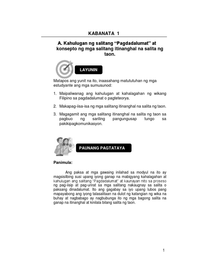 Dalumat Module 1 PDF | PDF