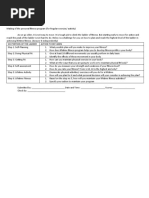 Physical Fitness Test Worksheet | PDF