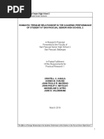 Effects of Being in A Relationship Among Senior High School Students of ...