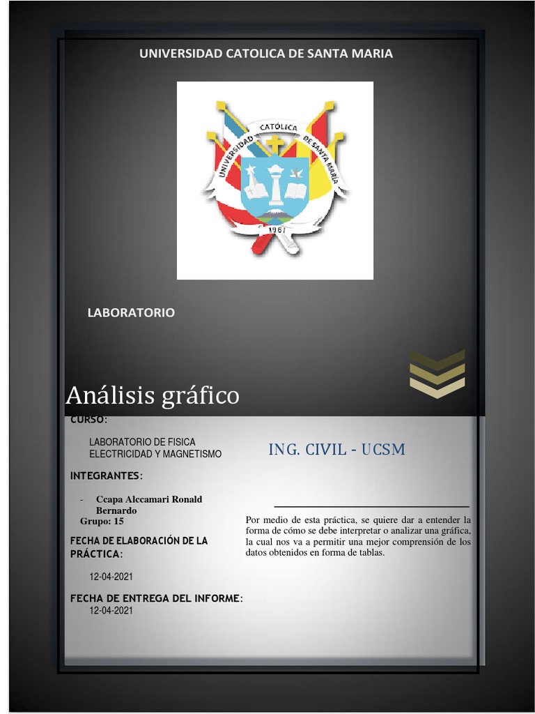 Informe de Analisis Gráfico | PDF | Línea (geometría) | Sistema de ...