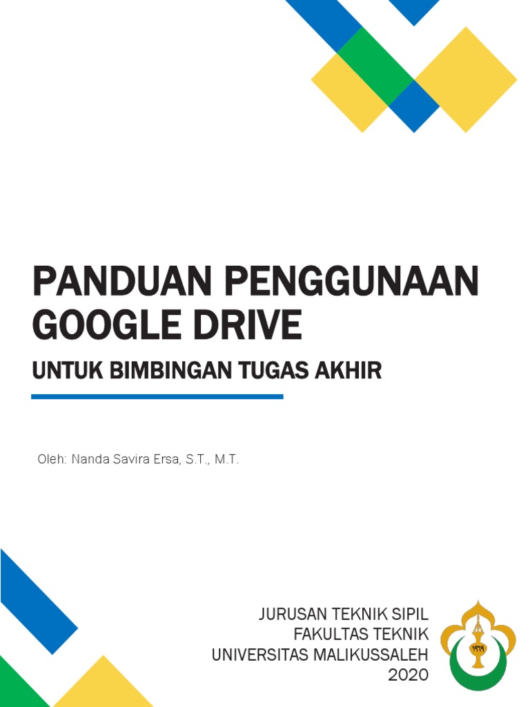 Panduan Penggunaan Google Drive Utk Mahasiswa - Webinar 240820 | PDF | Karier & Perkembangan