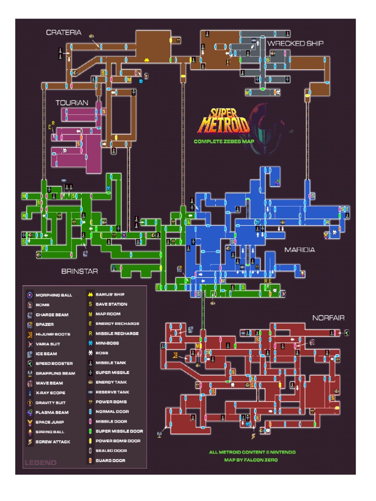 Metroid Mapa | PDF