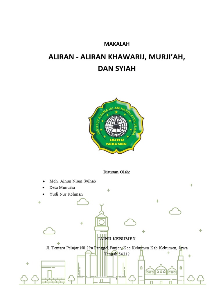 Aliran - Aliran Khowarij, Murjiah, Syiah | PDF