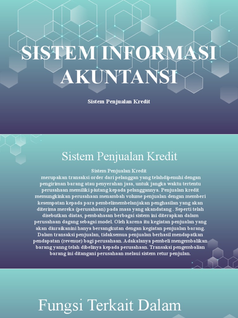 SIA PPT 2 (Sistem Penjualan Kredit) | PDF
