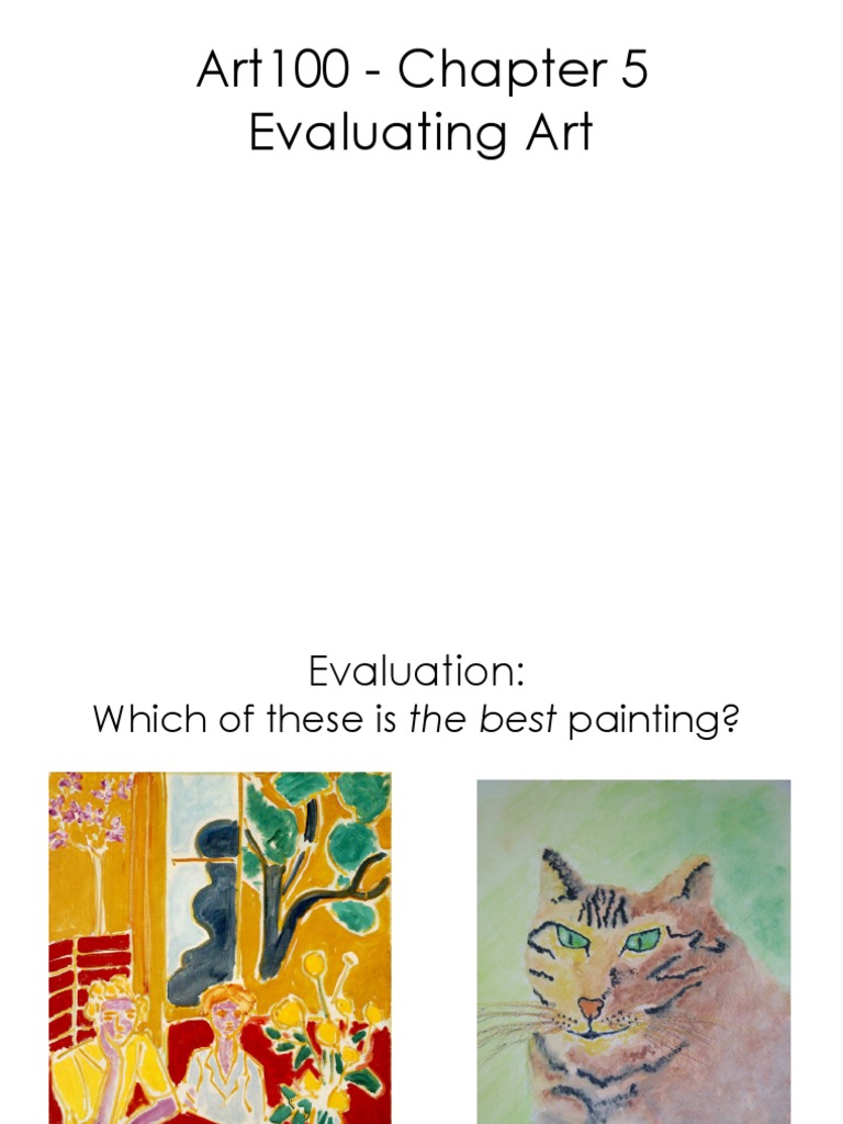 Evaluating Art: Context and Critique | PDF | Perspective (Graphical ...