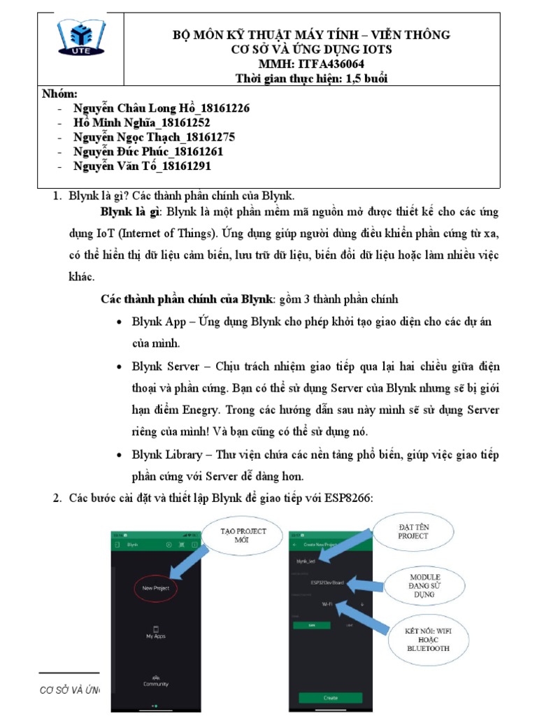 Lab 2 Esp Blynk Pdf