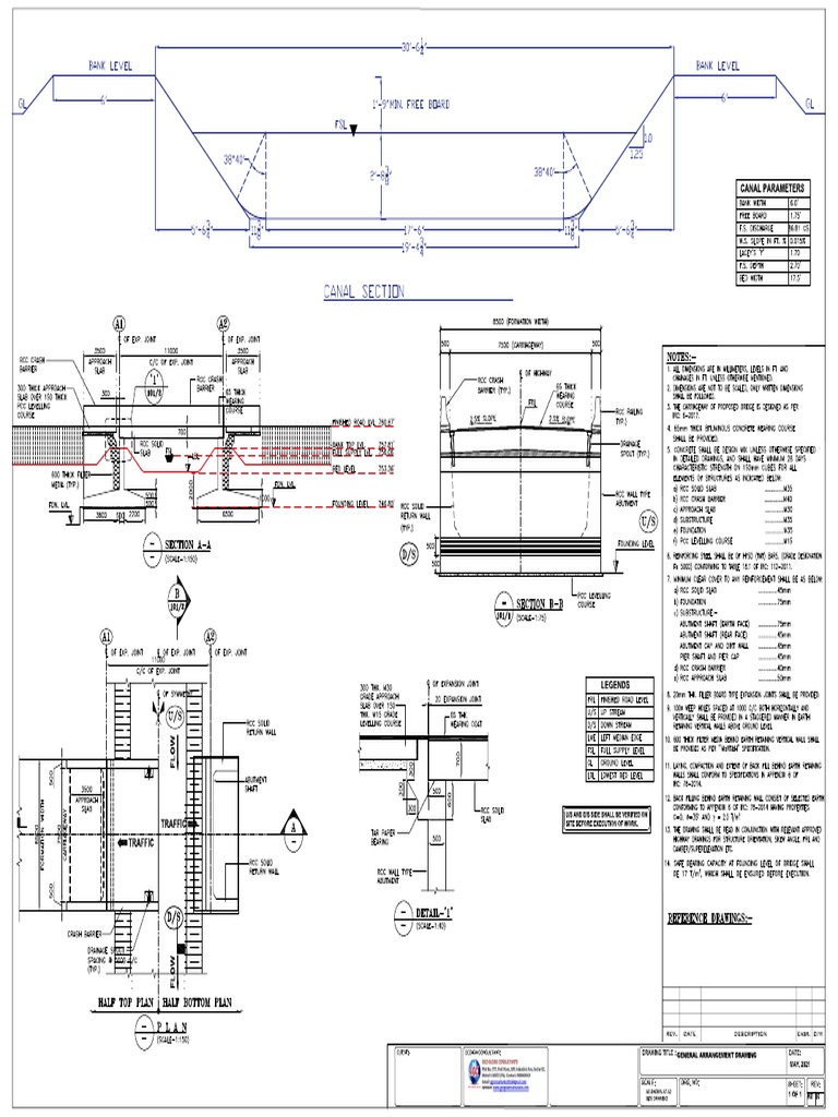 Standard GAD For Canal Bridges