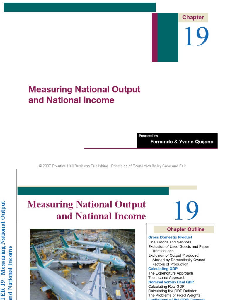 Measuring National Output and National Income: Fernando & Yvonn Quijano ...