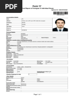 e-FRRO Online Application Form | PDF | Travel Visa | Passport