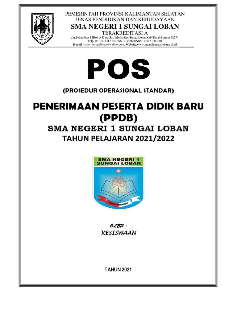 Pos PPDB 21-22 | PDF
