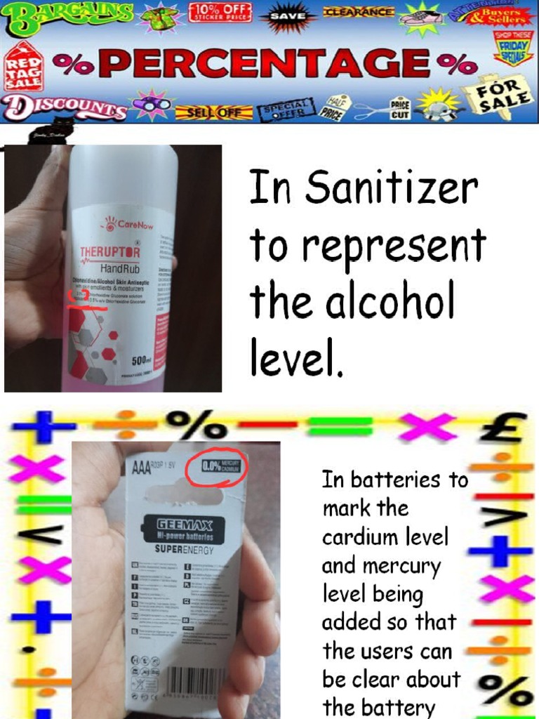 Application of Percentage in Real Life | PDF