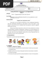 Esp Grade3 Activity Sheets | PDF