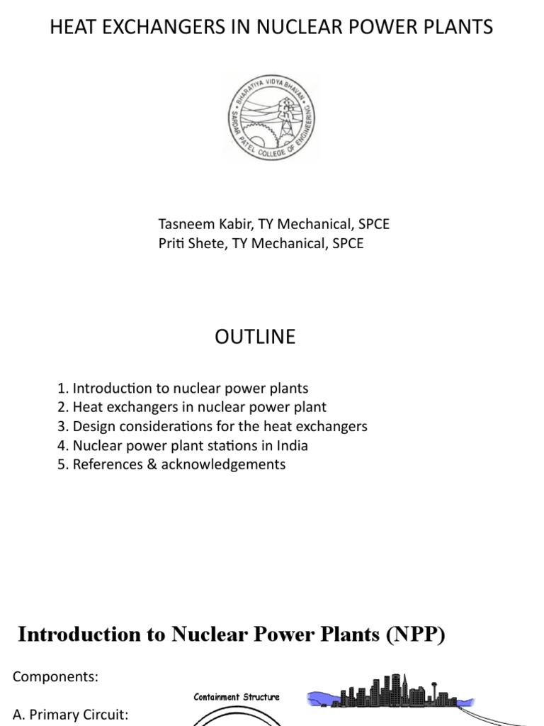 Heat Exchangers in Nuclear Power Plant | PDF | Nuclear Reactor ...