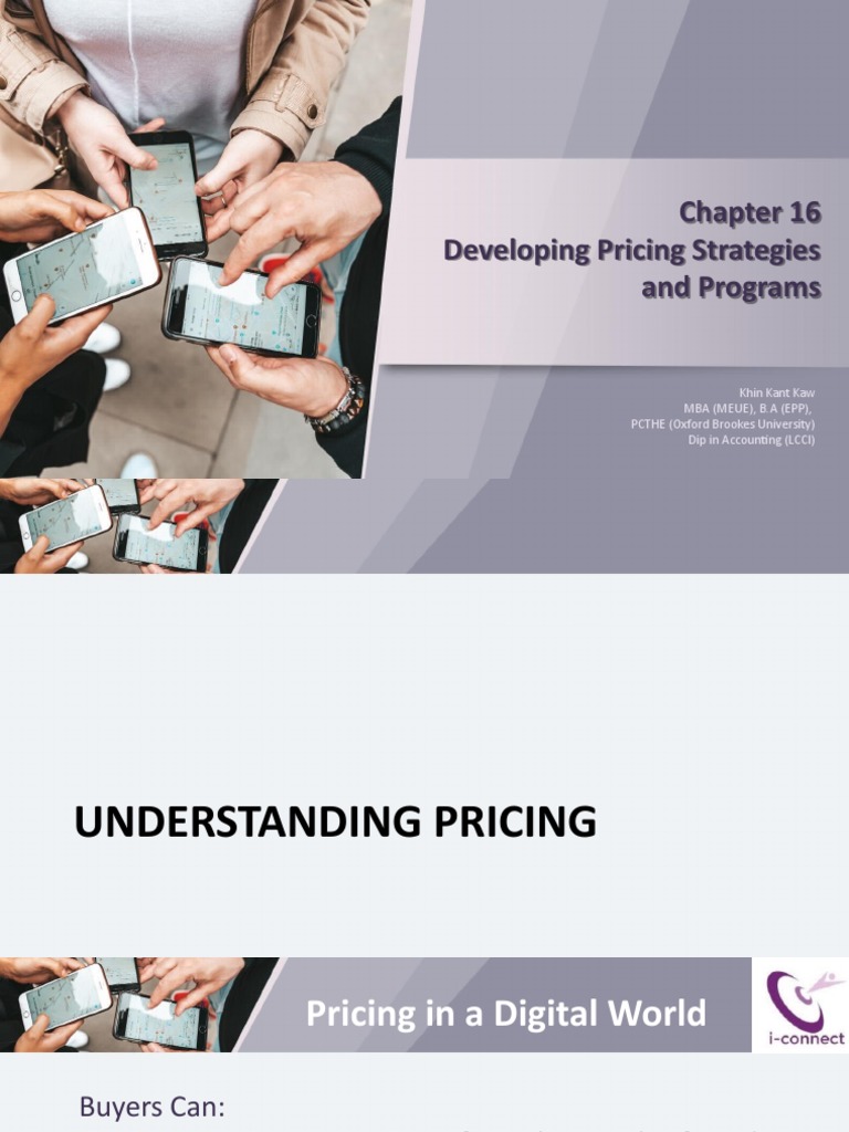 Chapter 16 - Developing Pricing Strategies and Programs | PDF | Pricing | Demand