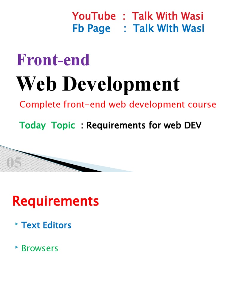 Front-End Development | PDF