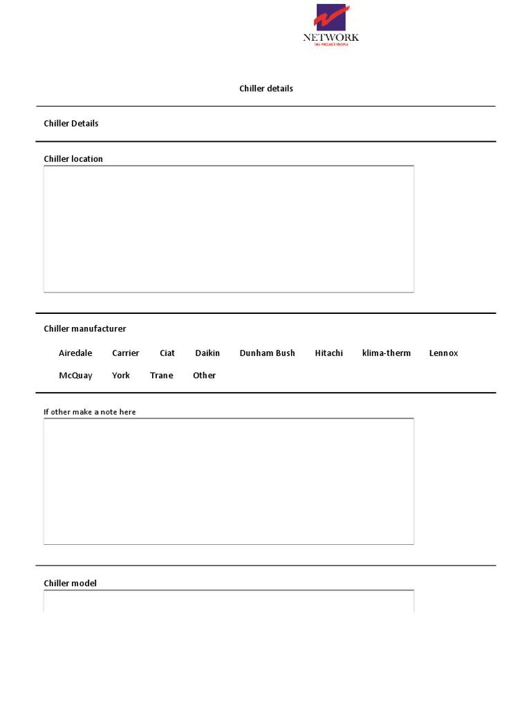 Chiller Maintenance and Check Report | PDF | Atmospheric Thermodynamics ...