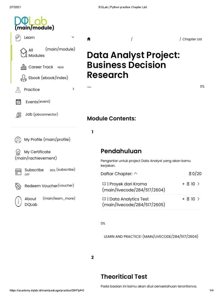 Data Analyst Project Business Decision Research | PDF | Komputer ...