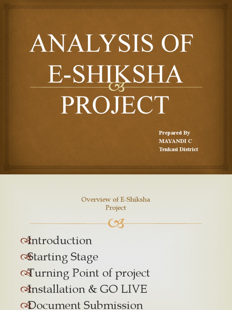 Analysis of E-Shiksha Project (2019 - 2021) | PDF | Information Age | Computer Engineering