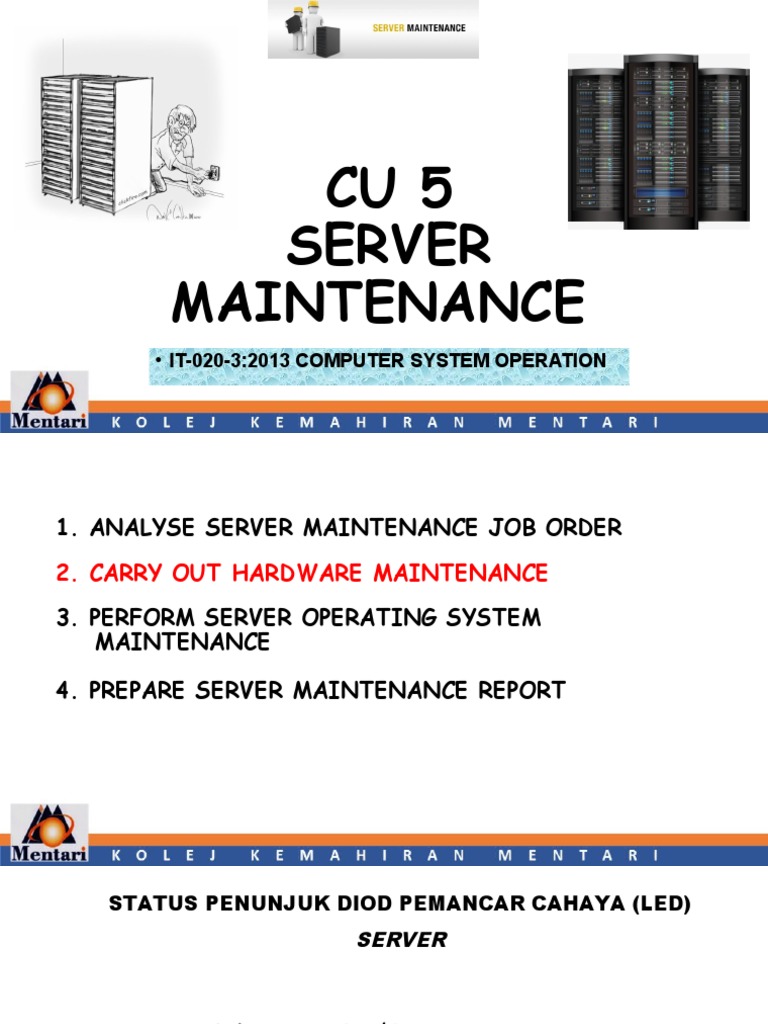 Cu 5 Server Maintenance | PDF